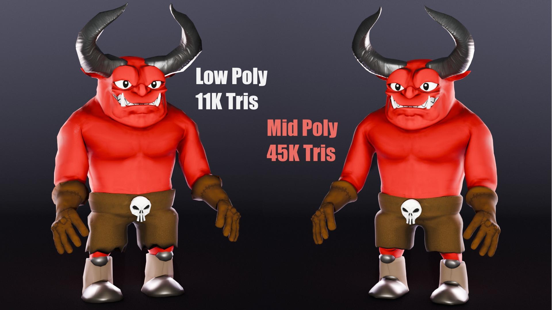 Stylized Demon Troll 3D Model - TurboSquid 2337901