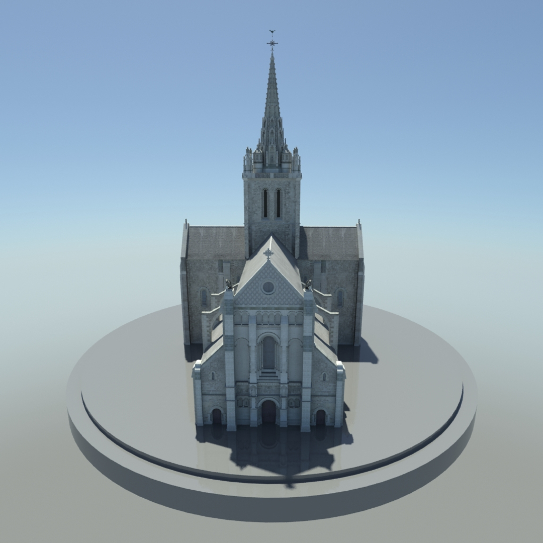 European Cathedral Lod 3d Model