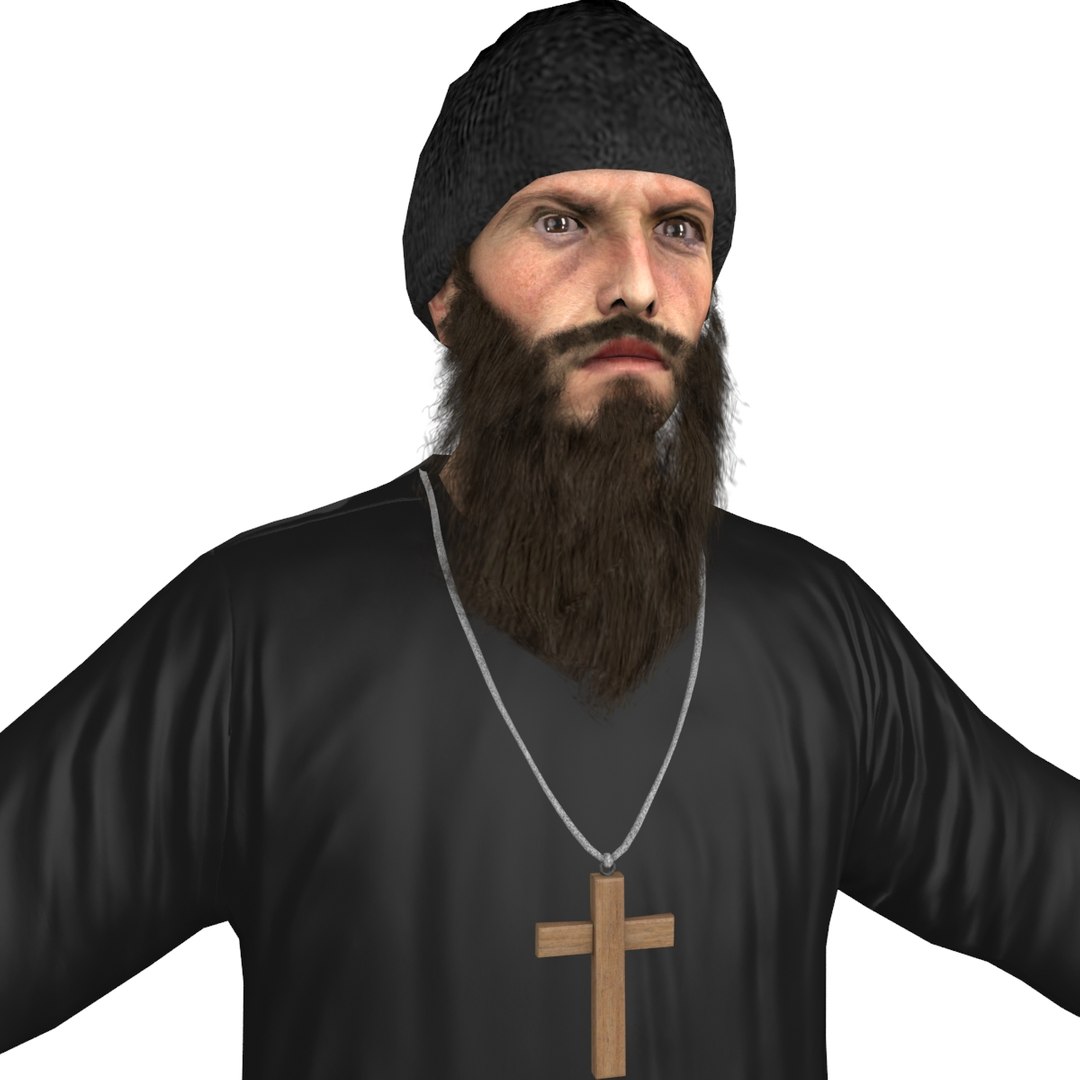 Orthodox Monk 3D Model - TurboSquid 1280226