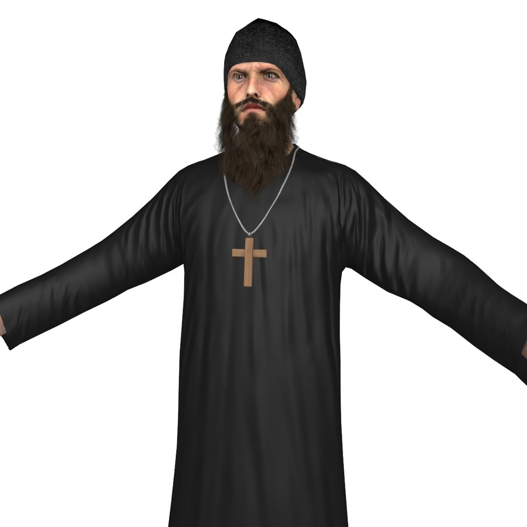 Orthodox Monk 3D Model - TurboSquid 1280226