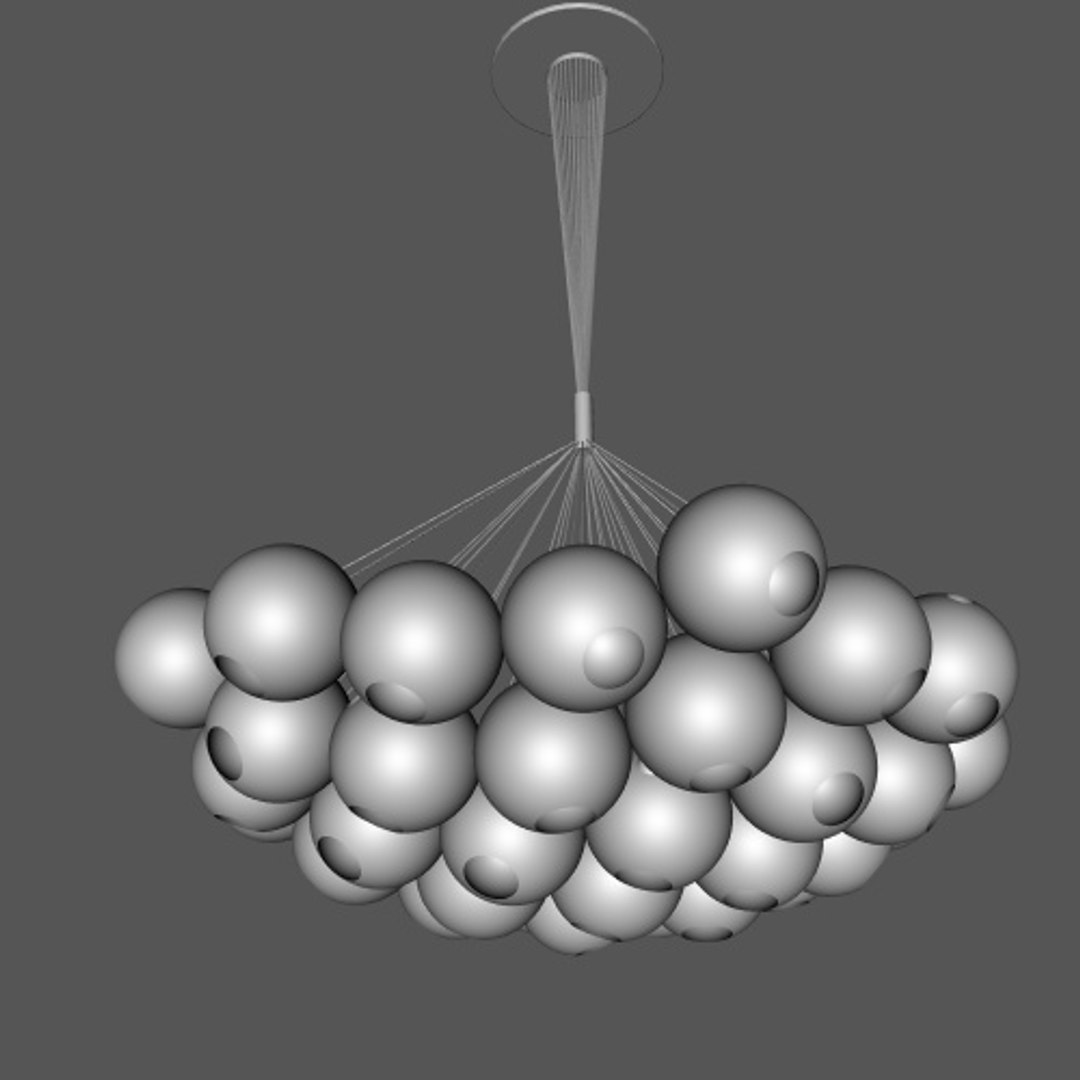 3d chandelier bocci model
