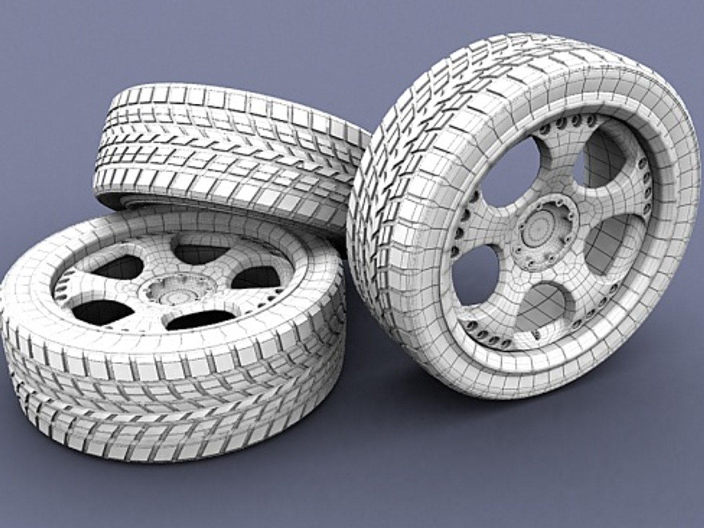jedesign rim tire 3d model