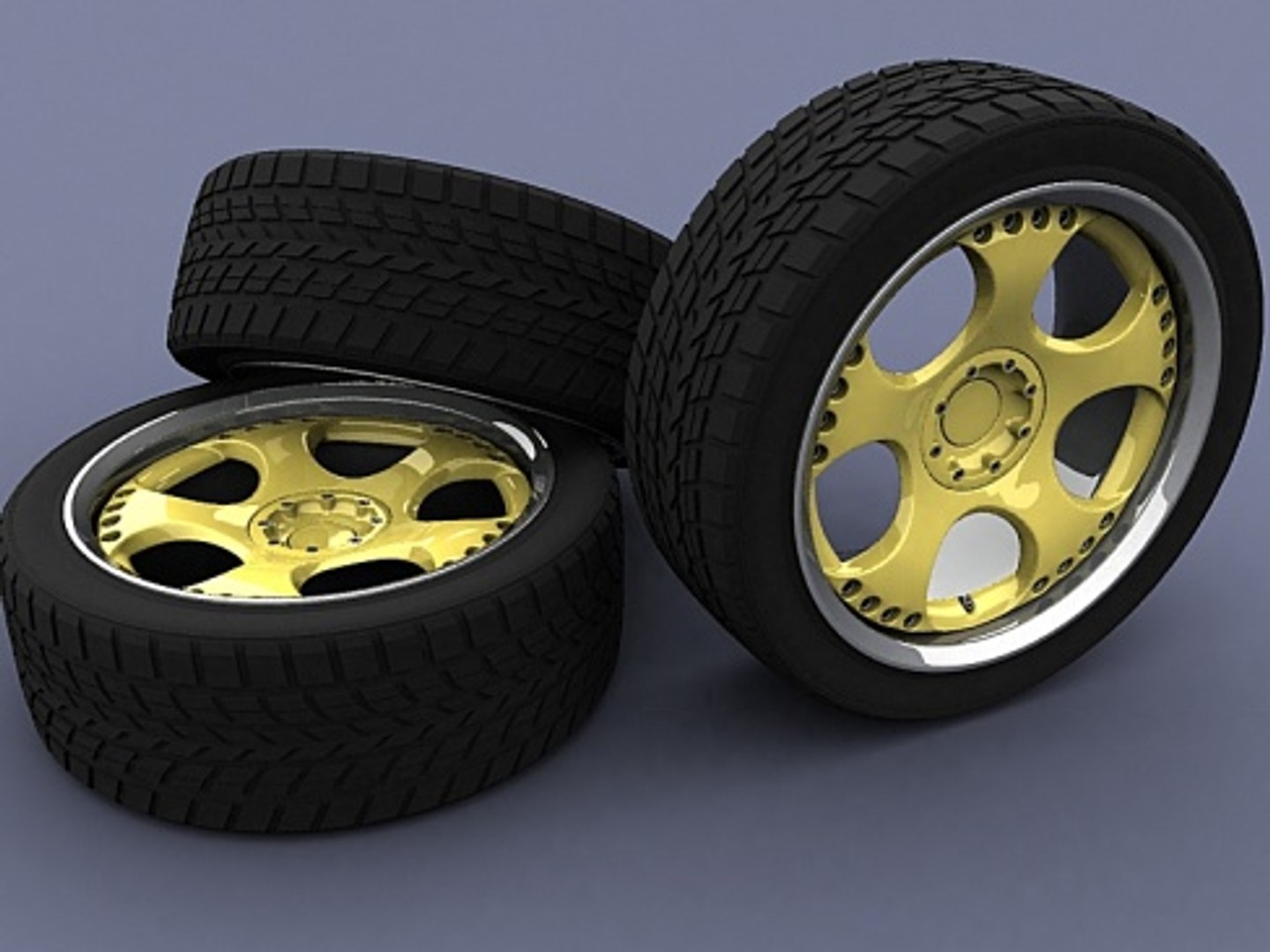 jedesign rim tire 3d model