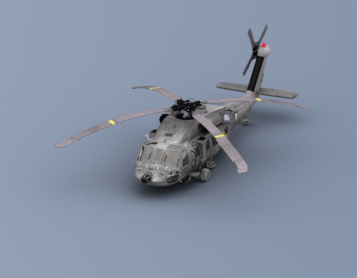 uh-60 black hawk vip 3d max