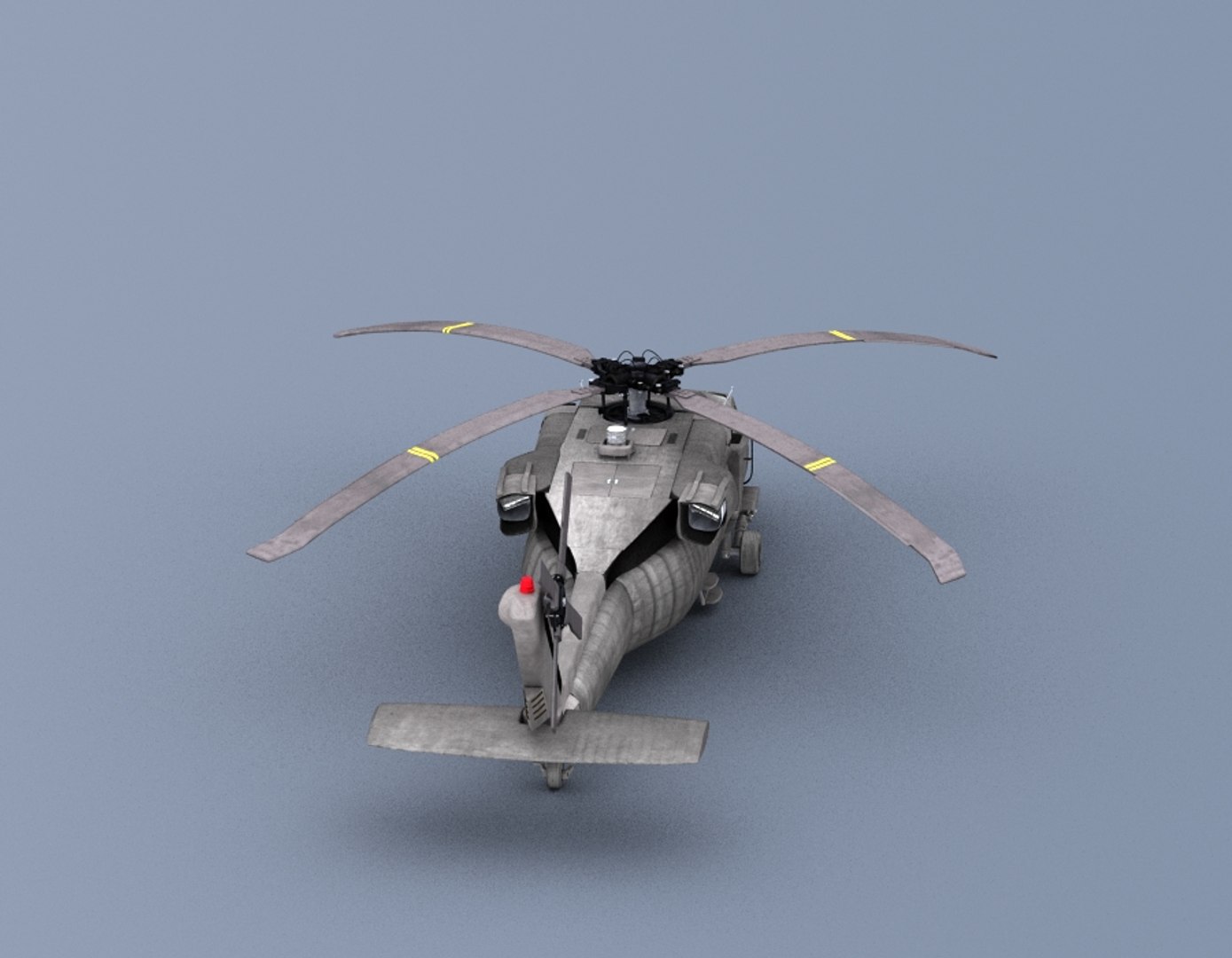 uh-60 black hawk vip 3d max