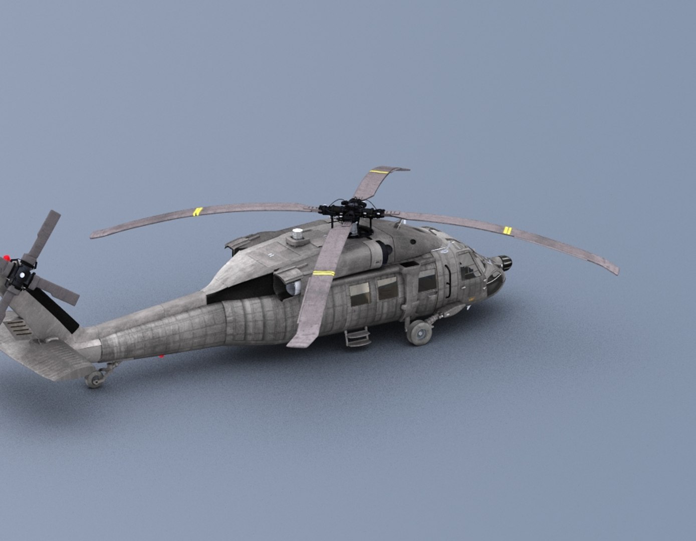 uh-60 black hawk vip 3d max