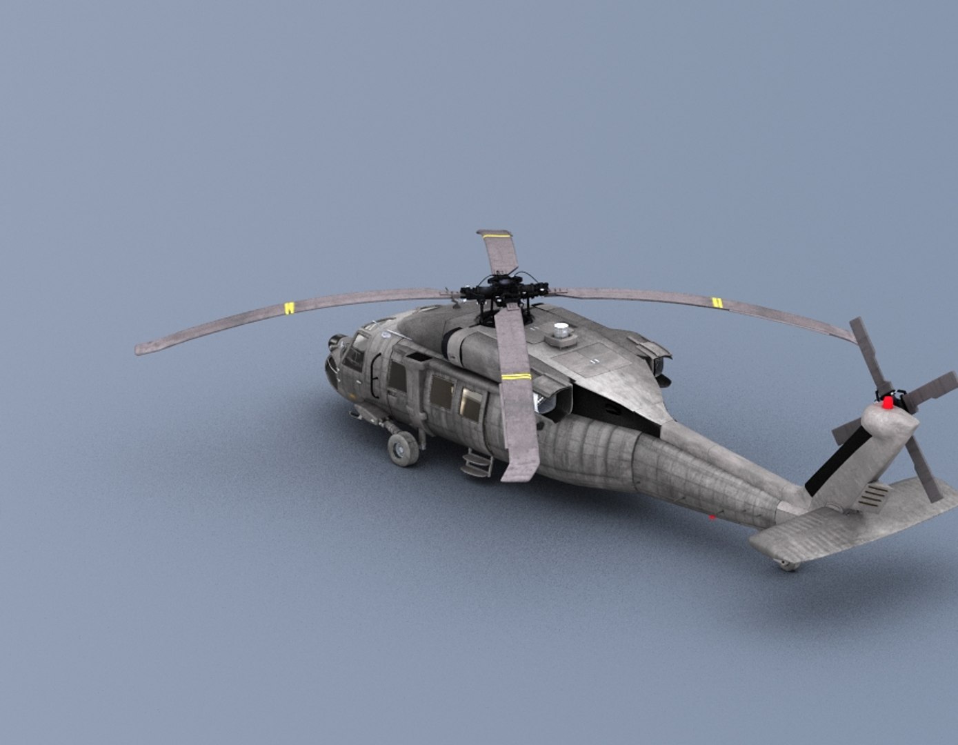 uh-60 black hawk vip 3d max