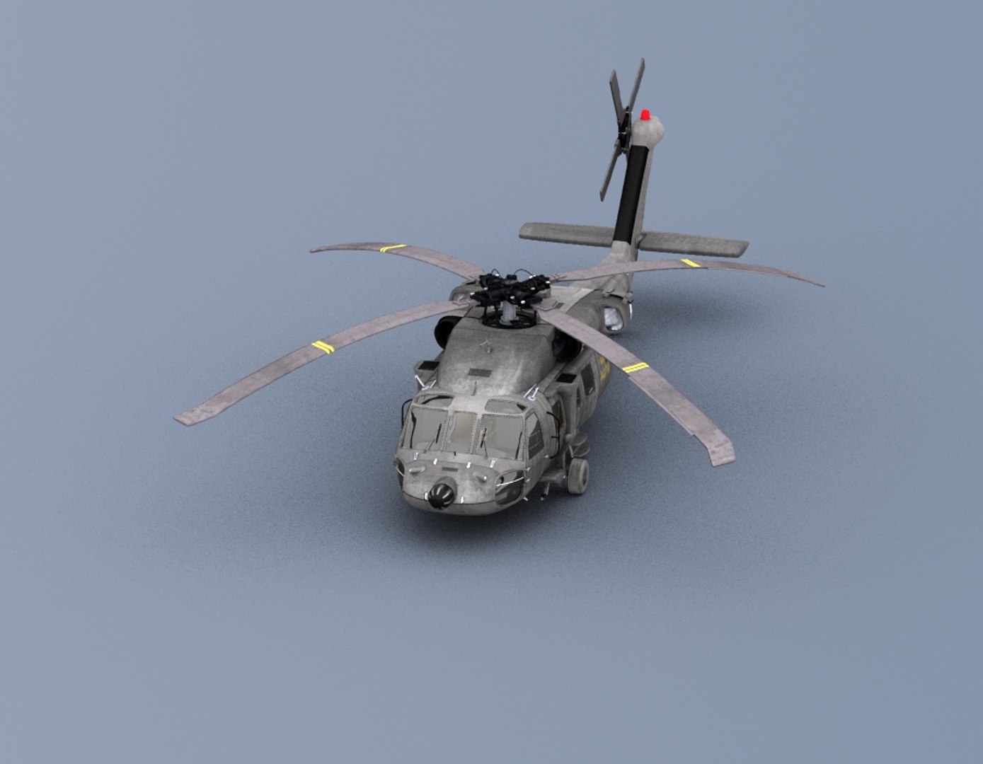 uh-60 black hawk vip 3d max