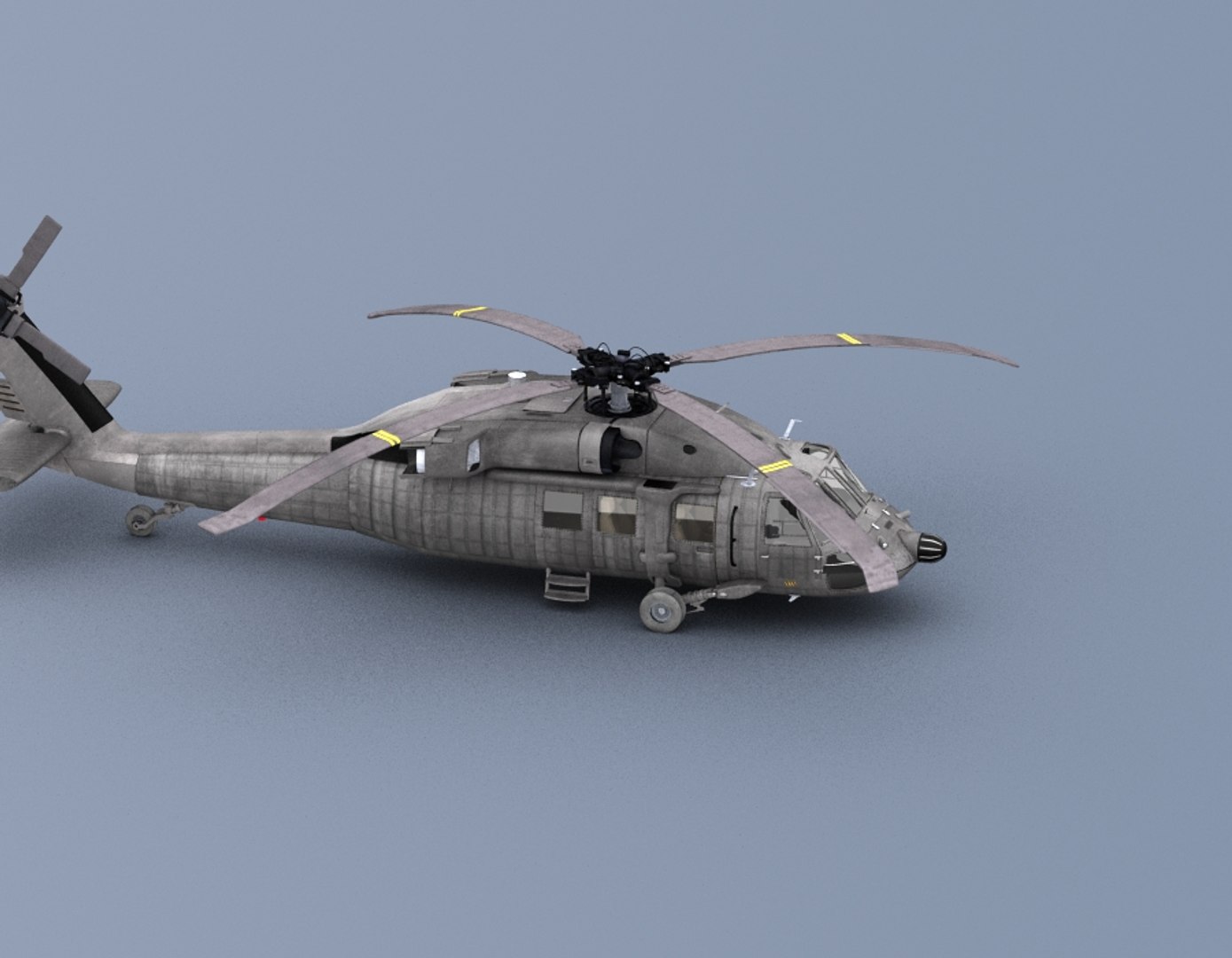 uh-60 black hawk vip 3d max