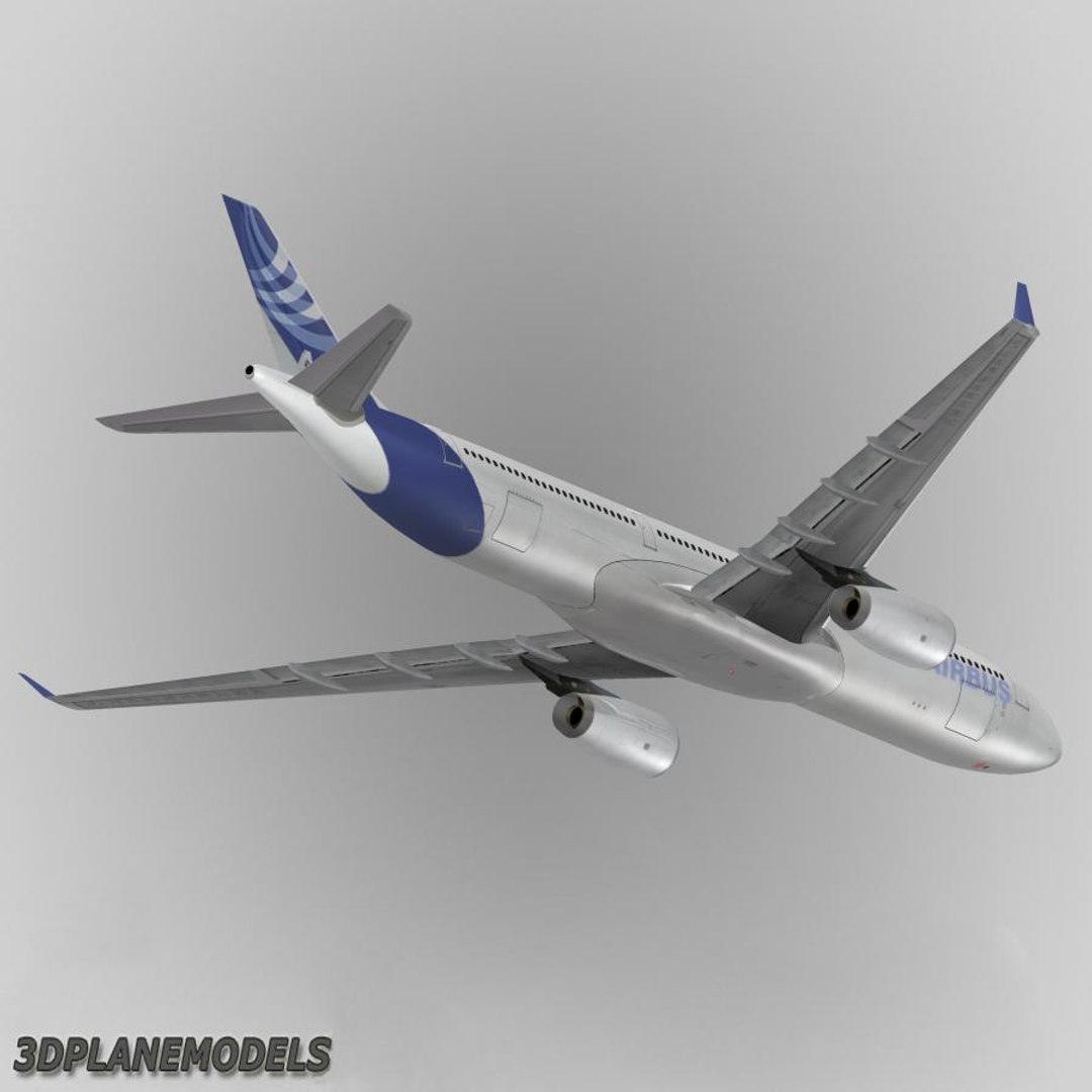 Airbus A330-300 Aircraft Landing 3d Model