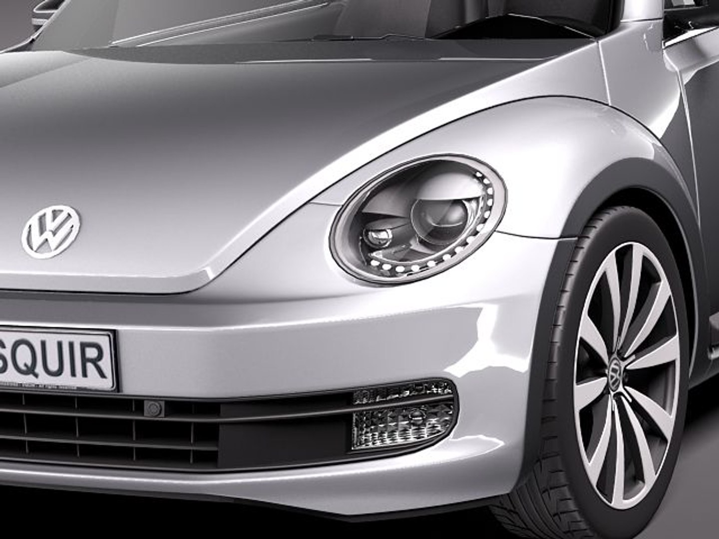 Volkswagen Beetle 2012 3d C4d