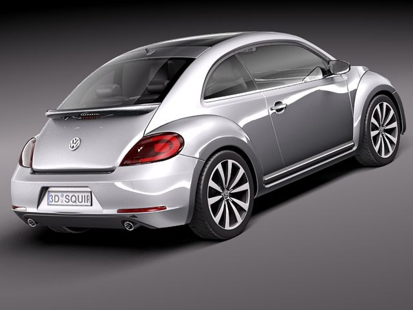 Volkswagen Beetle 2012 3d C4d
