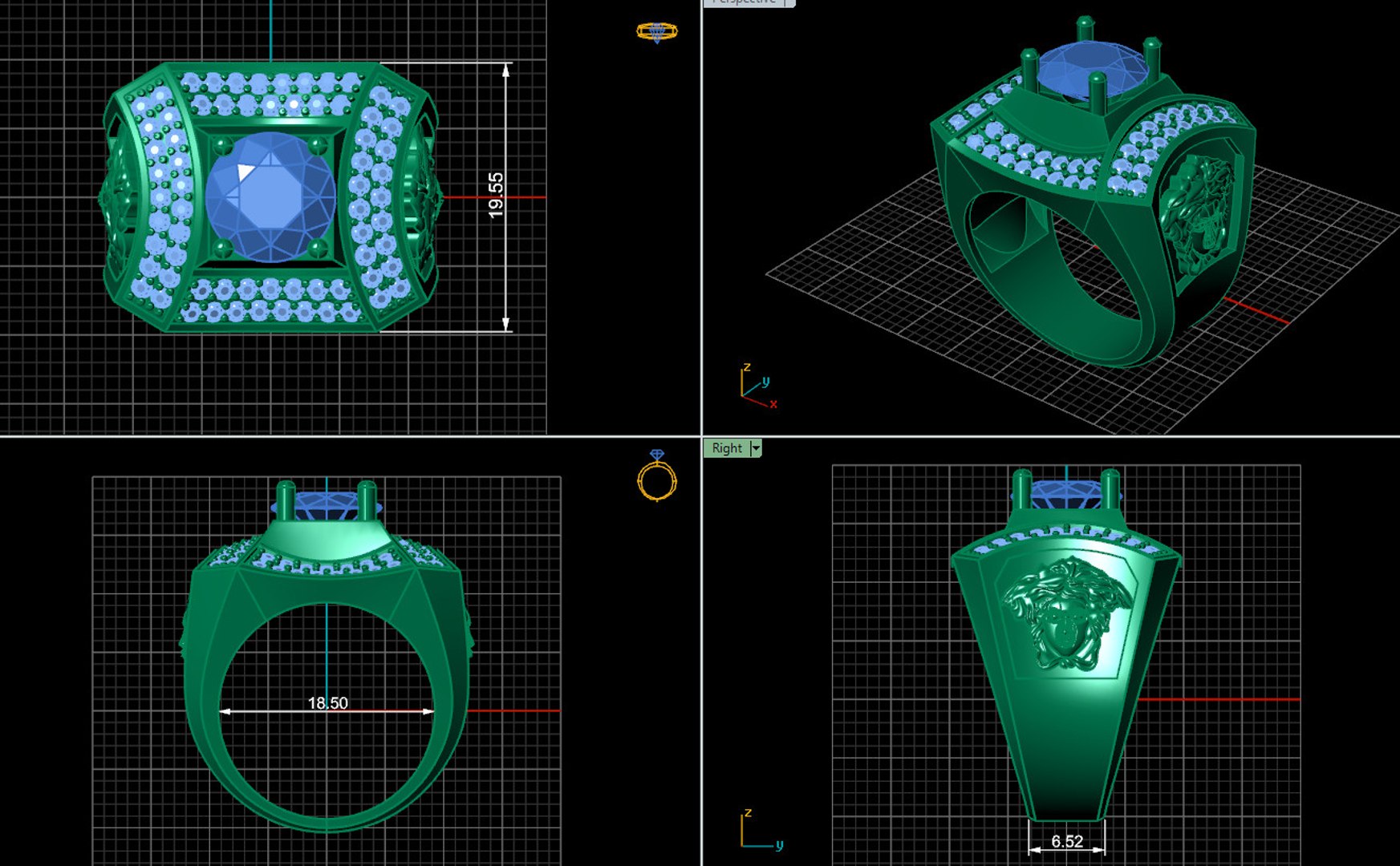 3D Model Ring 124 - TurboSquid 1947035