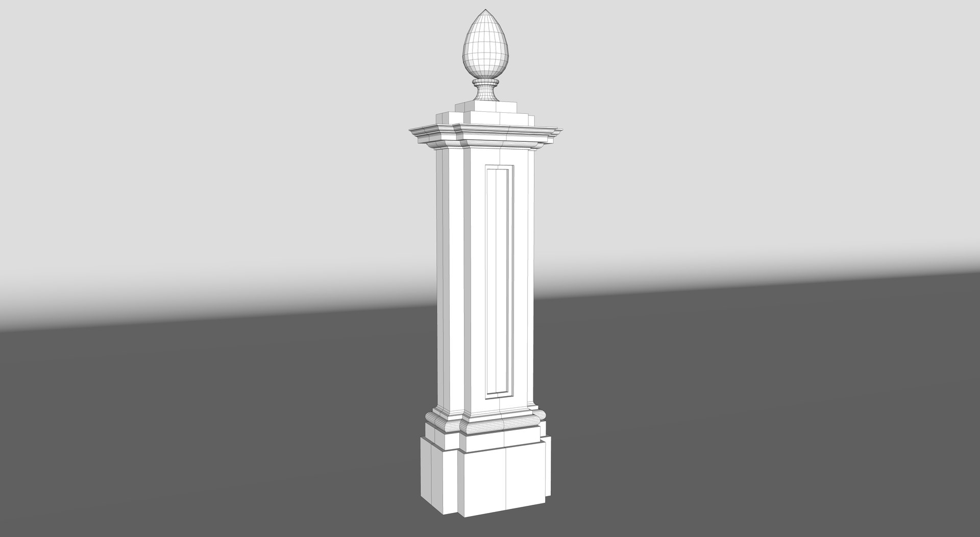 3D Set Classic Fence PIERS FOR GATES Model - TurboSquid 2093309