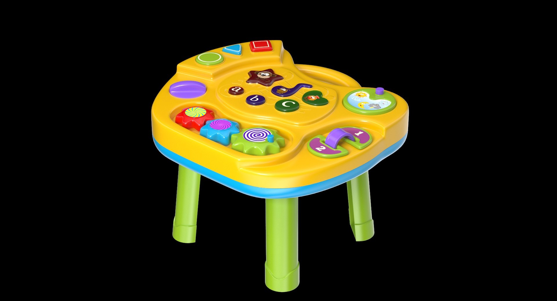 Interactive Children S Table 3D Model - TurboSquid 1294571