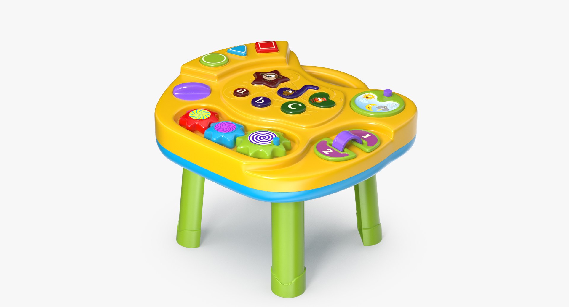 Interactive Children S Table 3D Model - TurboSquid 1294571