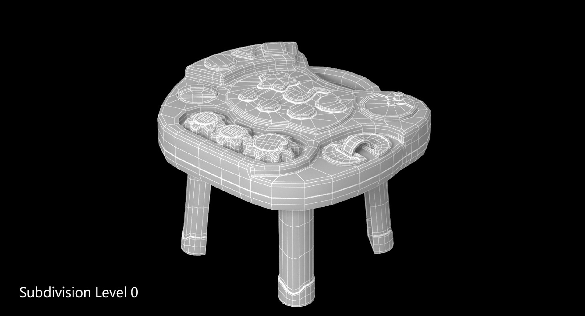 Interactive Children S Table 3D Model - TurboSquid 1294571