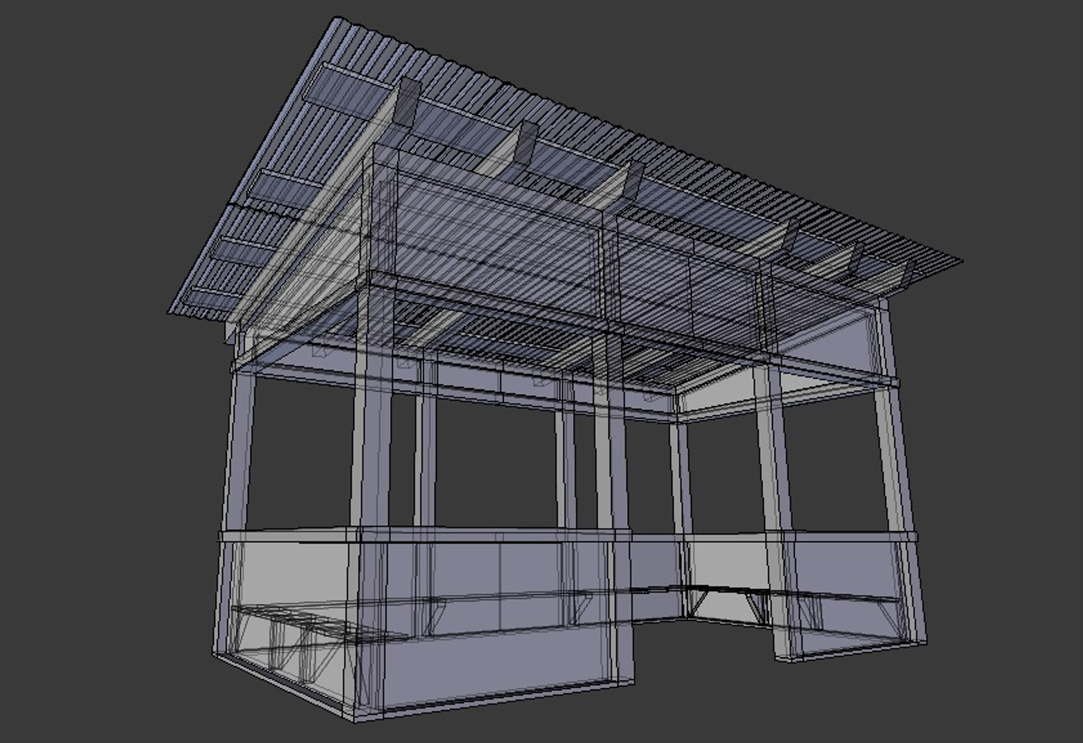 3d Summer House Model