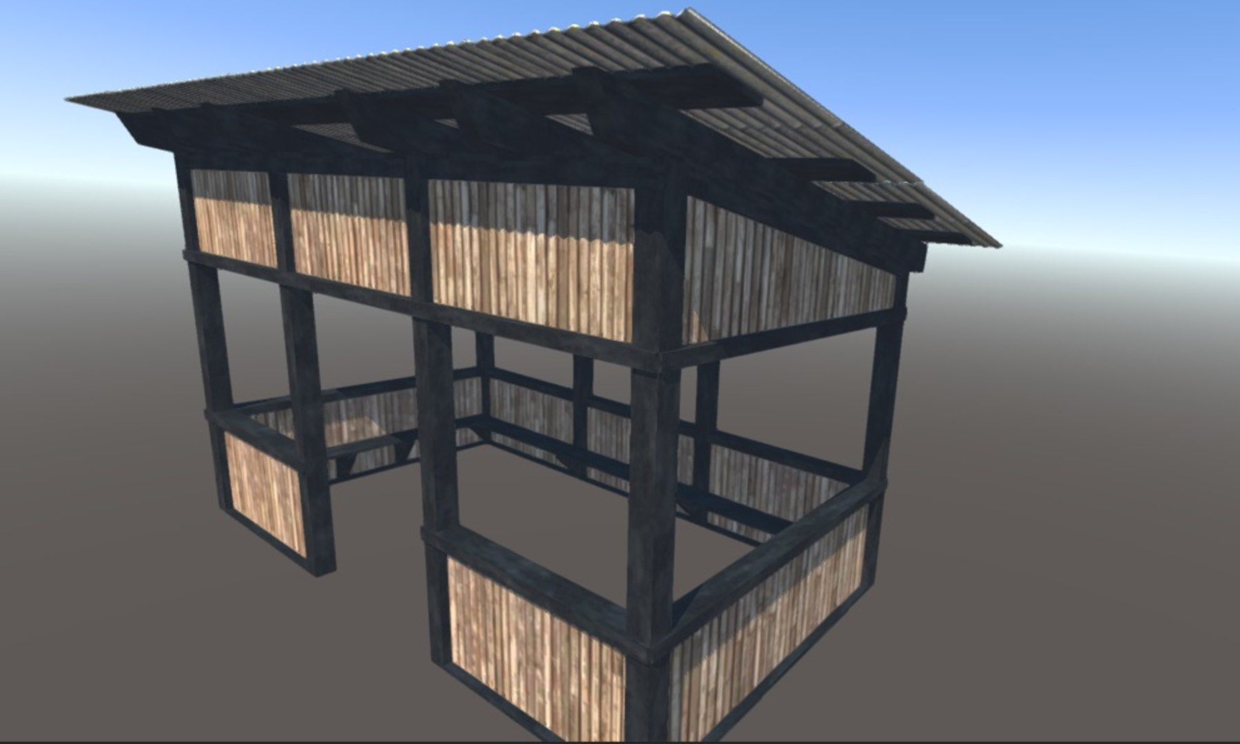 3d Summer House Model