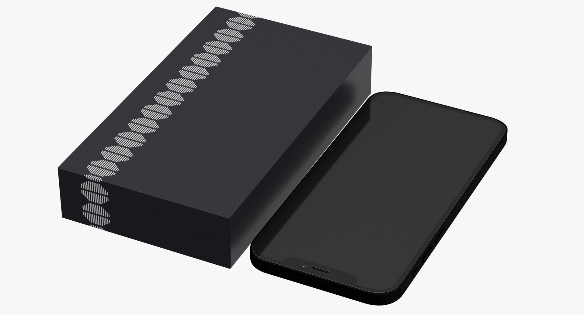 Cell Phone Type 01 Device and Box with Color Variations 3D model ...