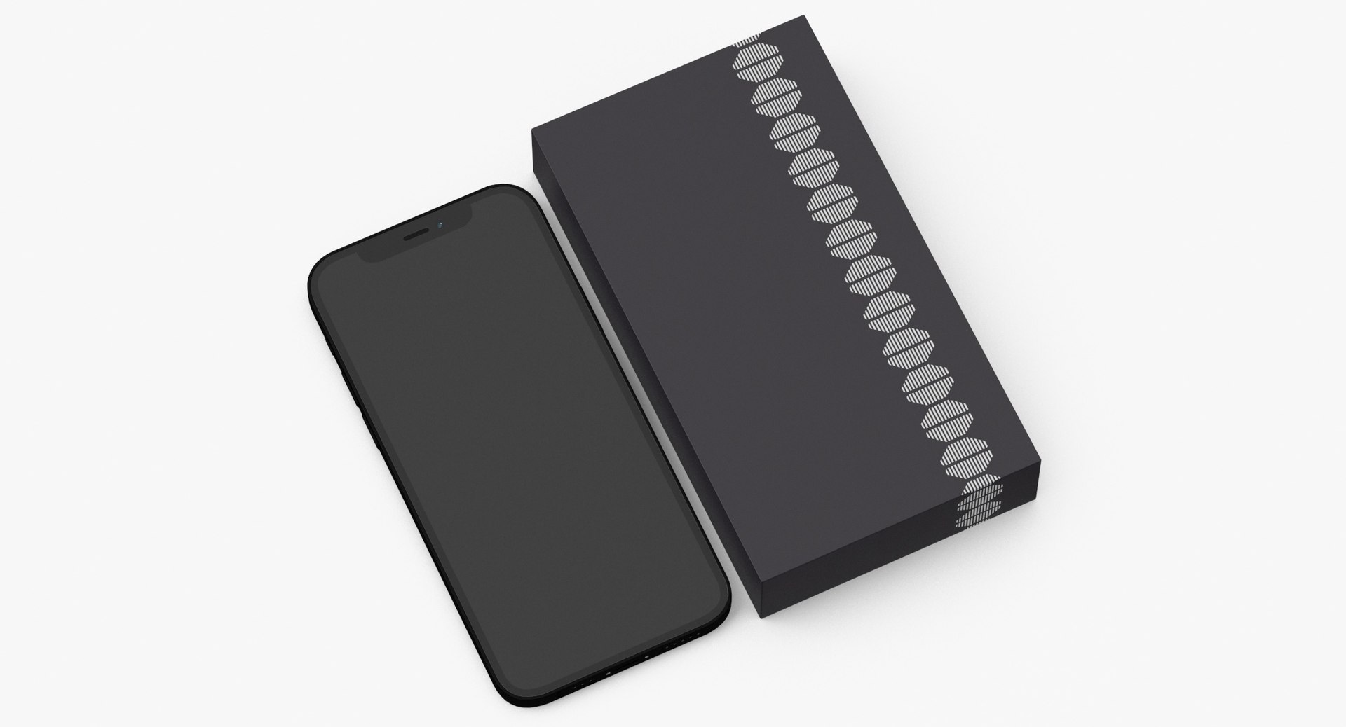 Cell Phone Type 01 Device and Box with Color Variations 3D model ...