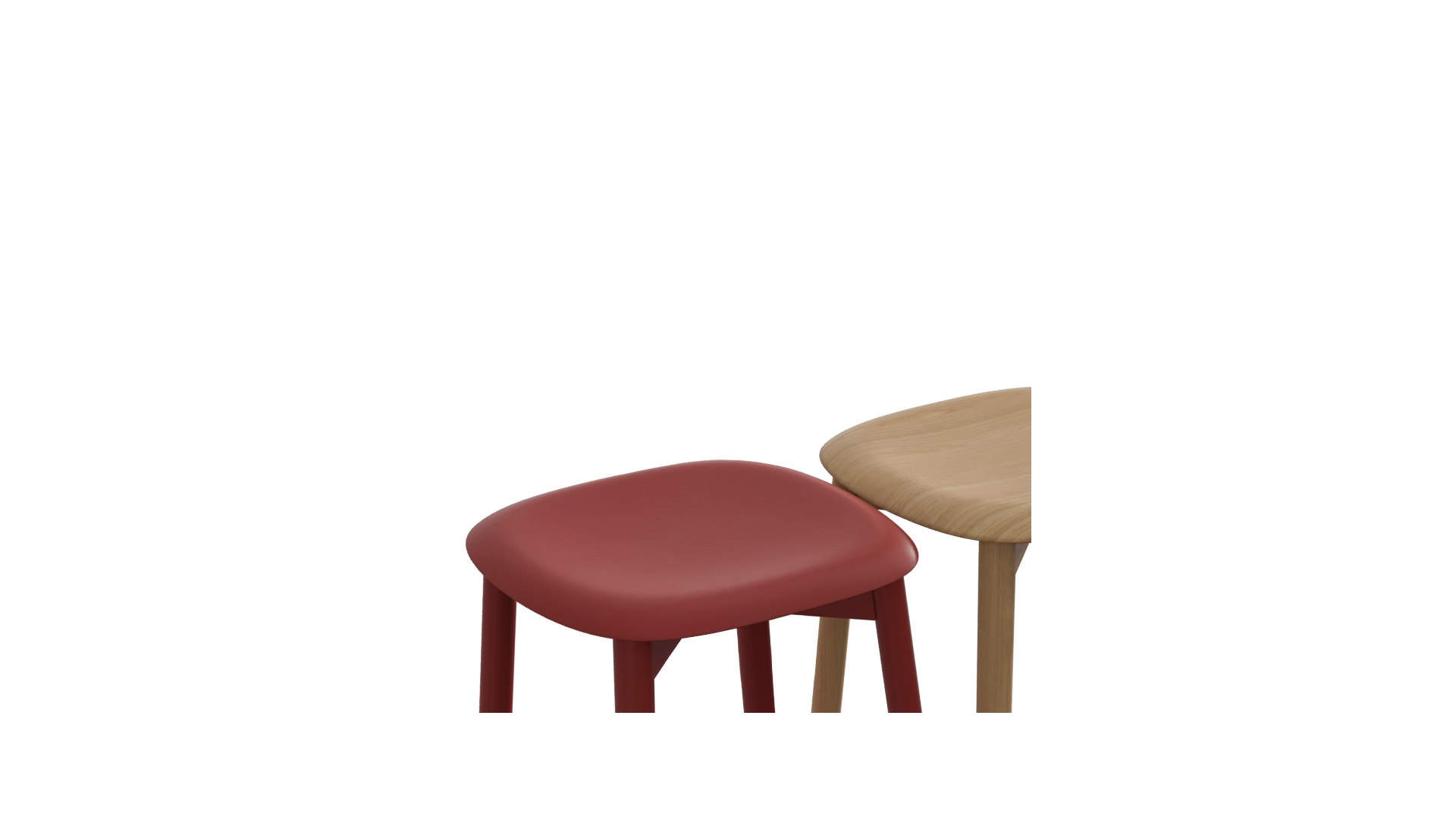 Soft Edge Stool 72 3D - TurboSquid 1946480