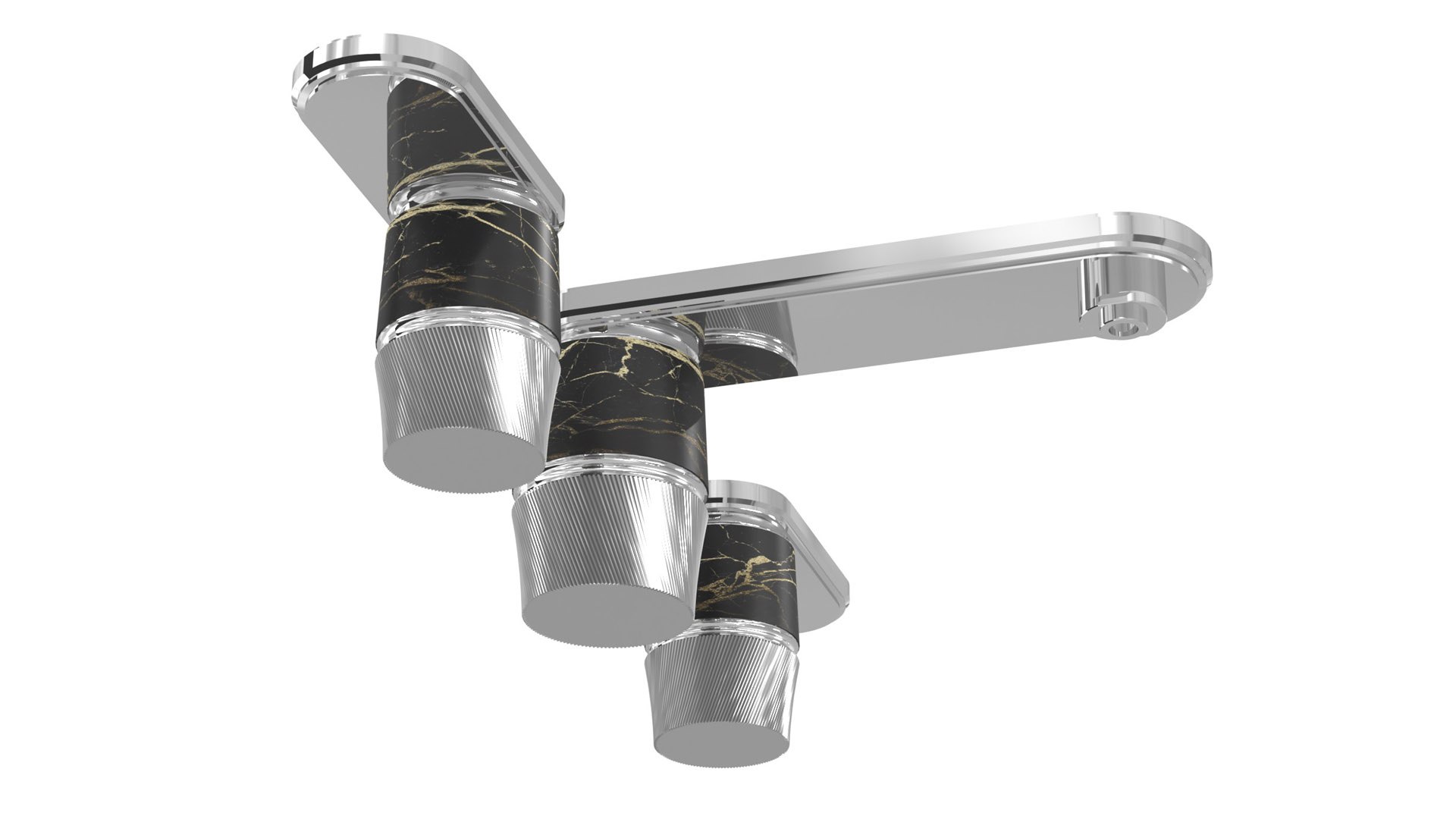 3D THG Widespread lavatory set with drain bathroom tap faucet ...