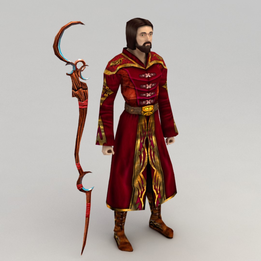 3d Mage Staff