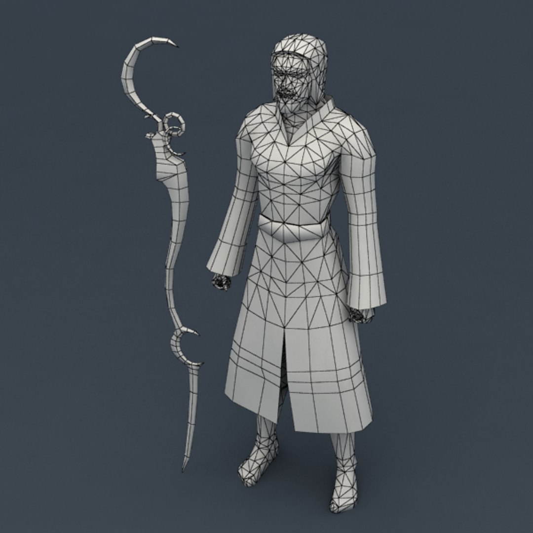 3d Mage Staff