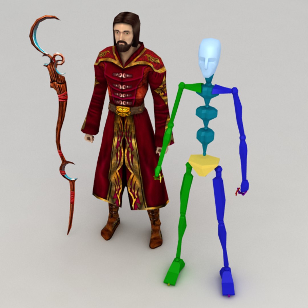 3d Mage Staff