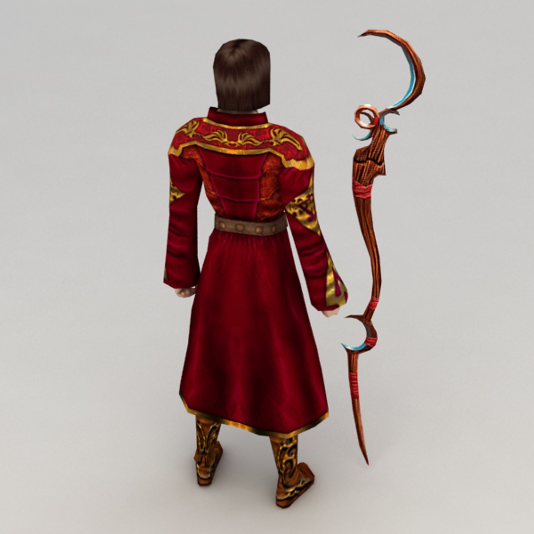 3d Mage Staff