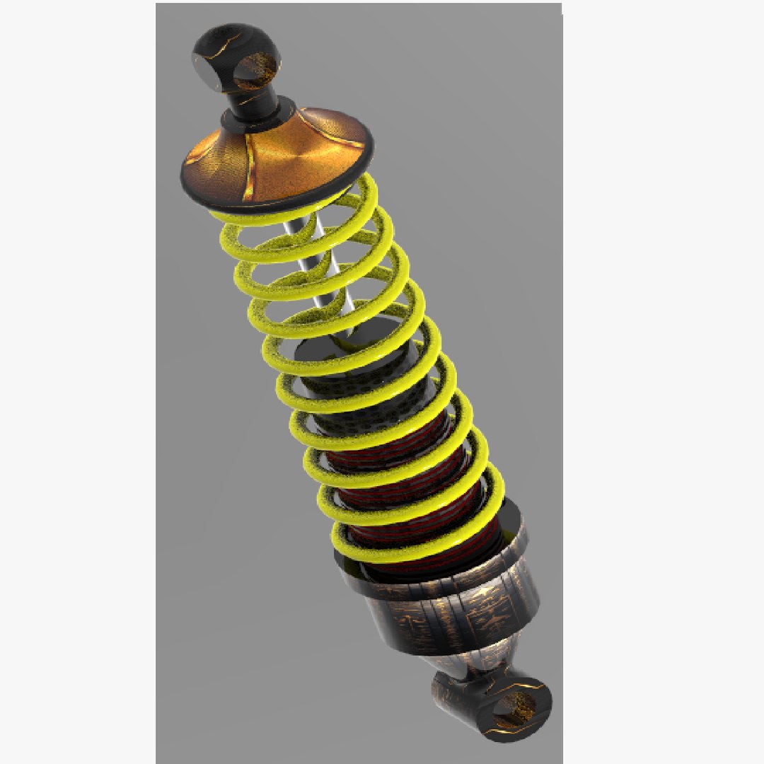 3D Shock Absorber Shock Absorbing How Do Shocks Work New Shocks 3d ...