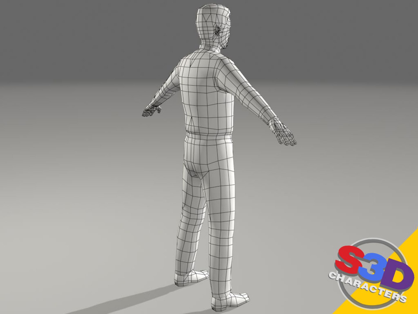 3d Model Of Nathan Business Man