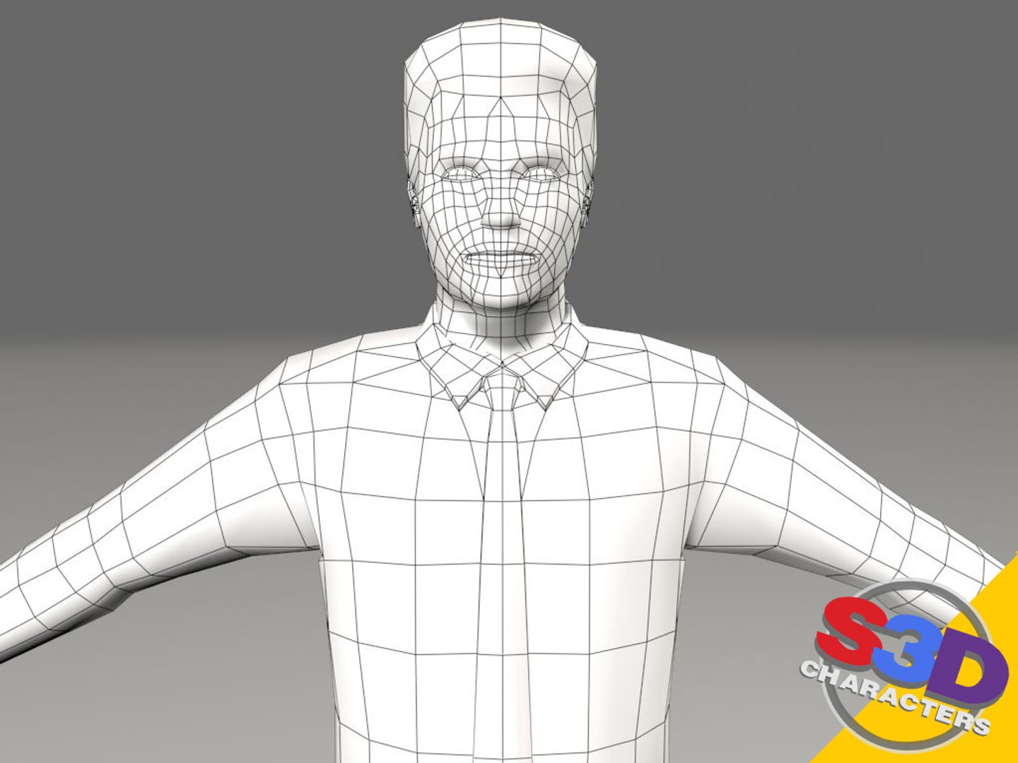 3d Model Of Nathan Business Man