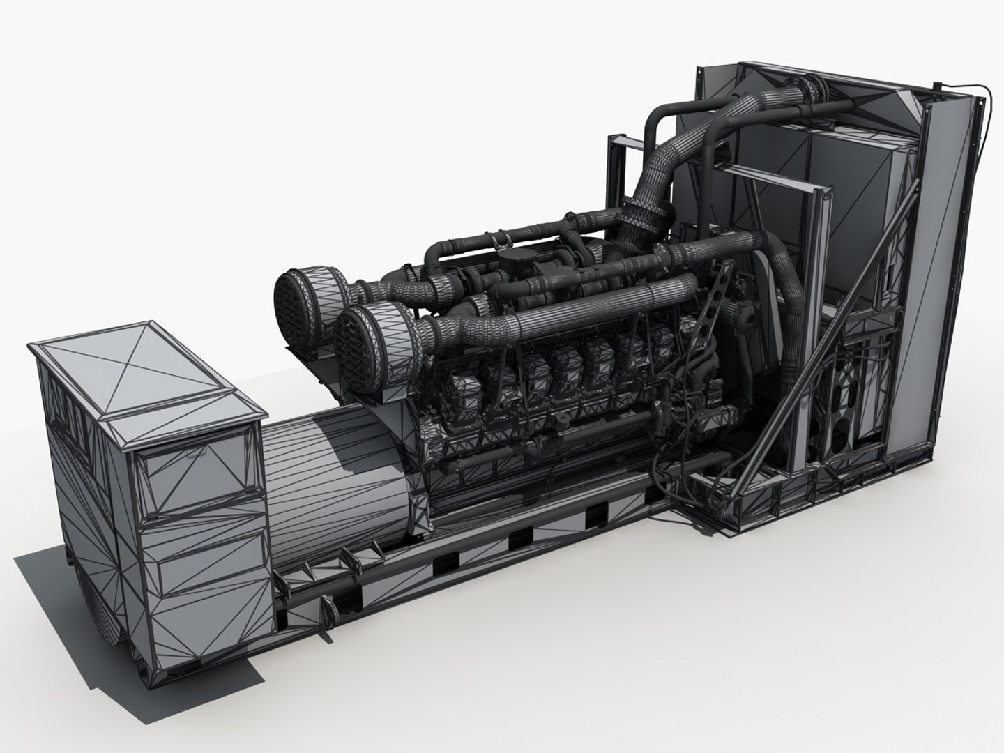 3D Diesel Generator - TurboSquid 1227748