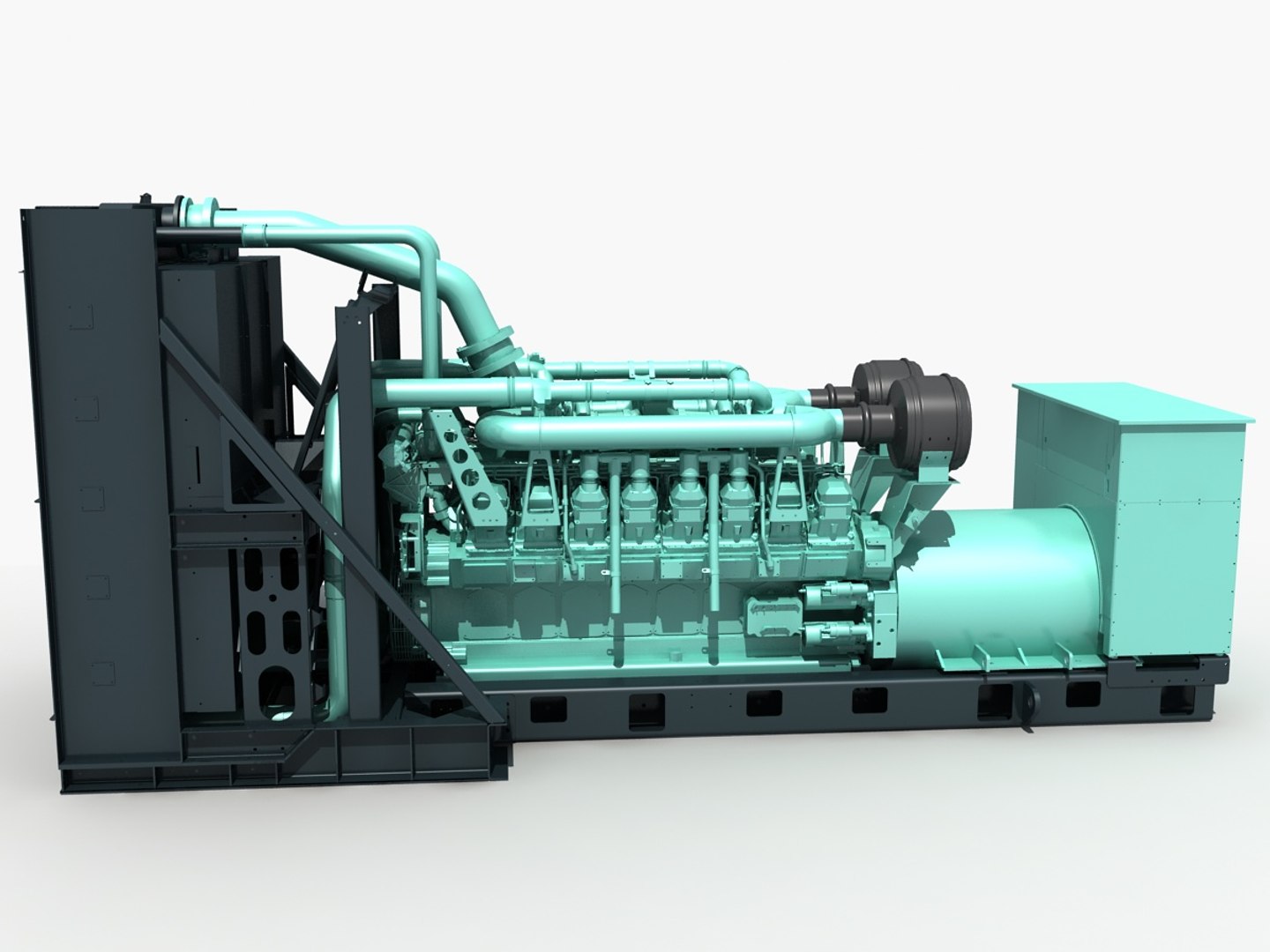 3D Diesel Generator - TurboSquid 1227748