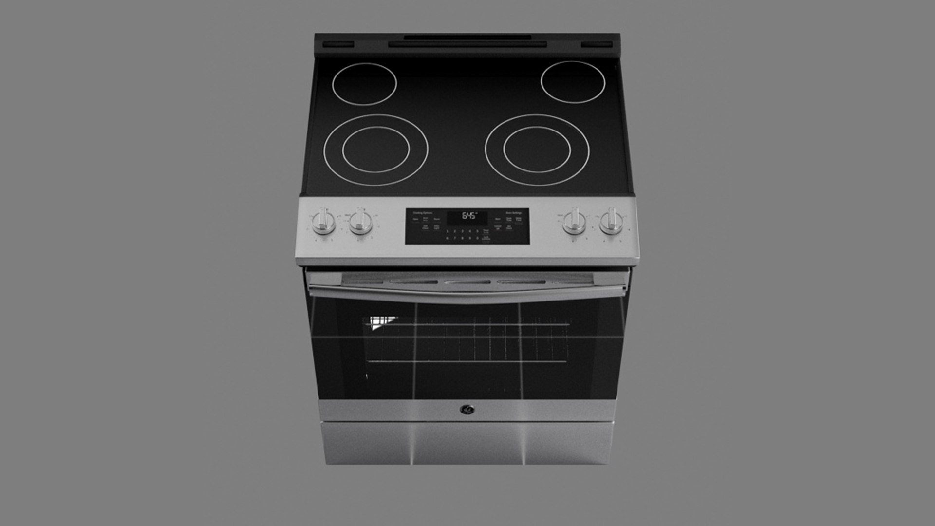 Electric Stove GE JS645SLSS 30 Slide In Electric Range With Power Boil ...