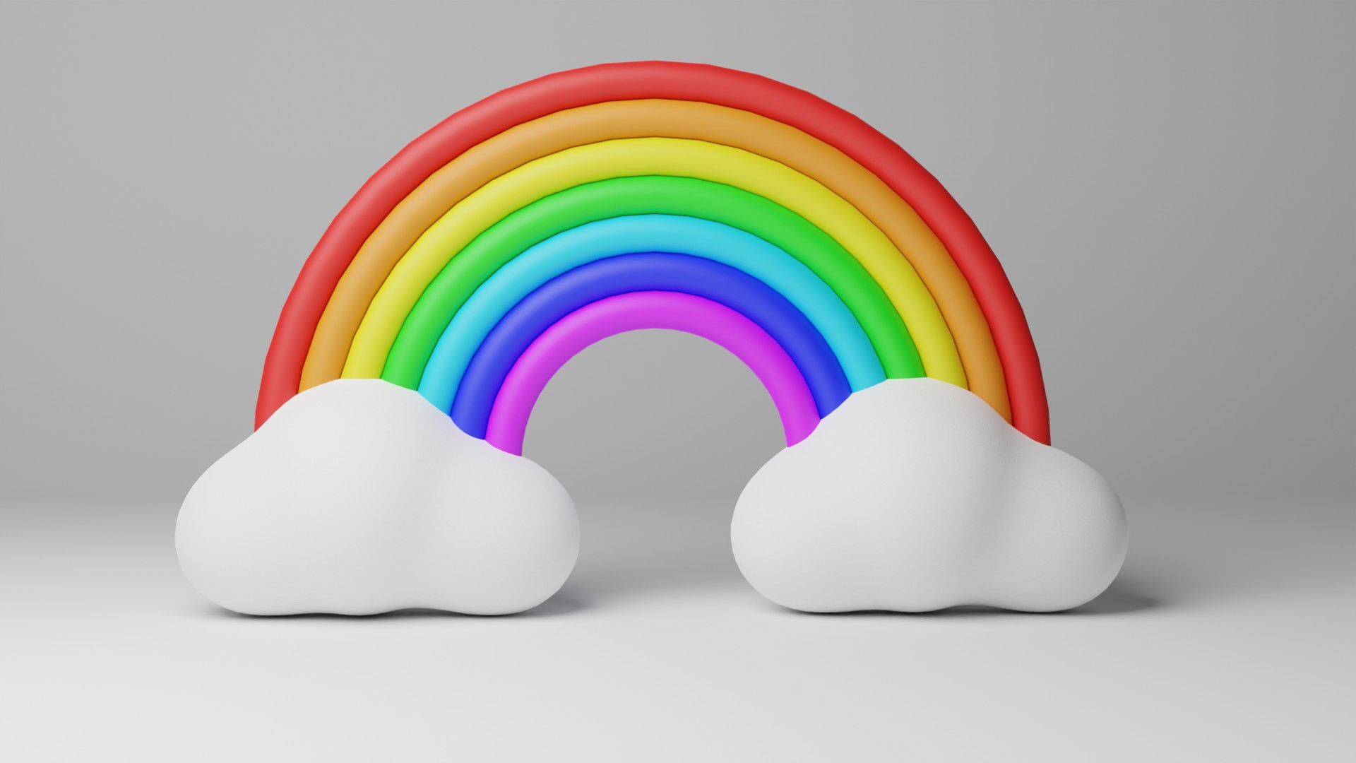 3D Rainbow Icon model - TurboSquid 2173851