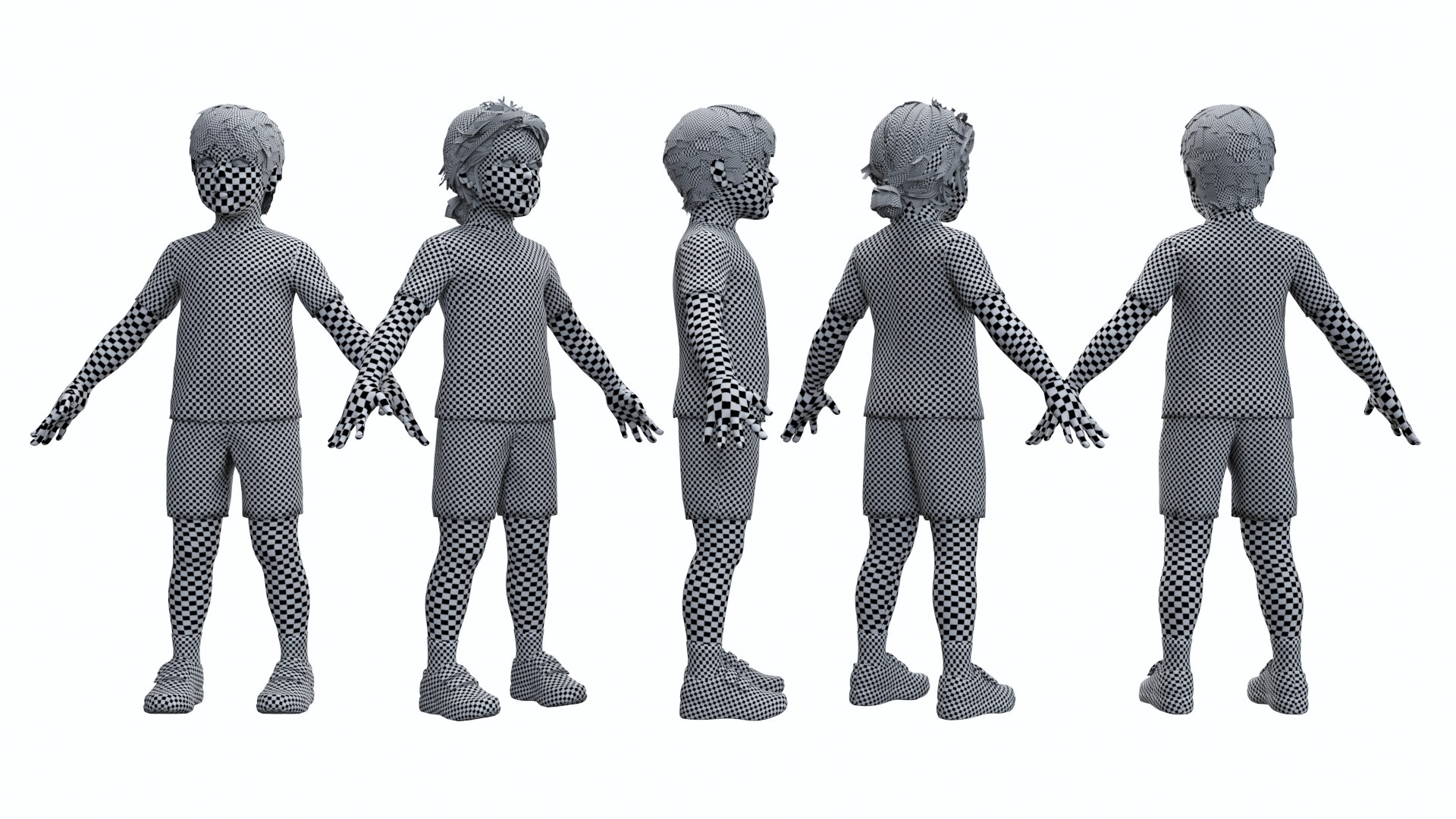 3D Child Model - TurboSquid 2151253