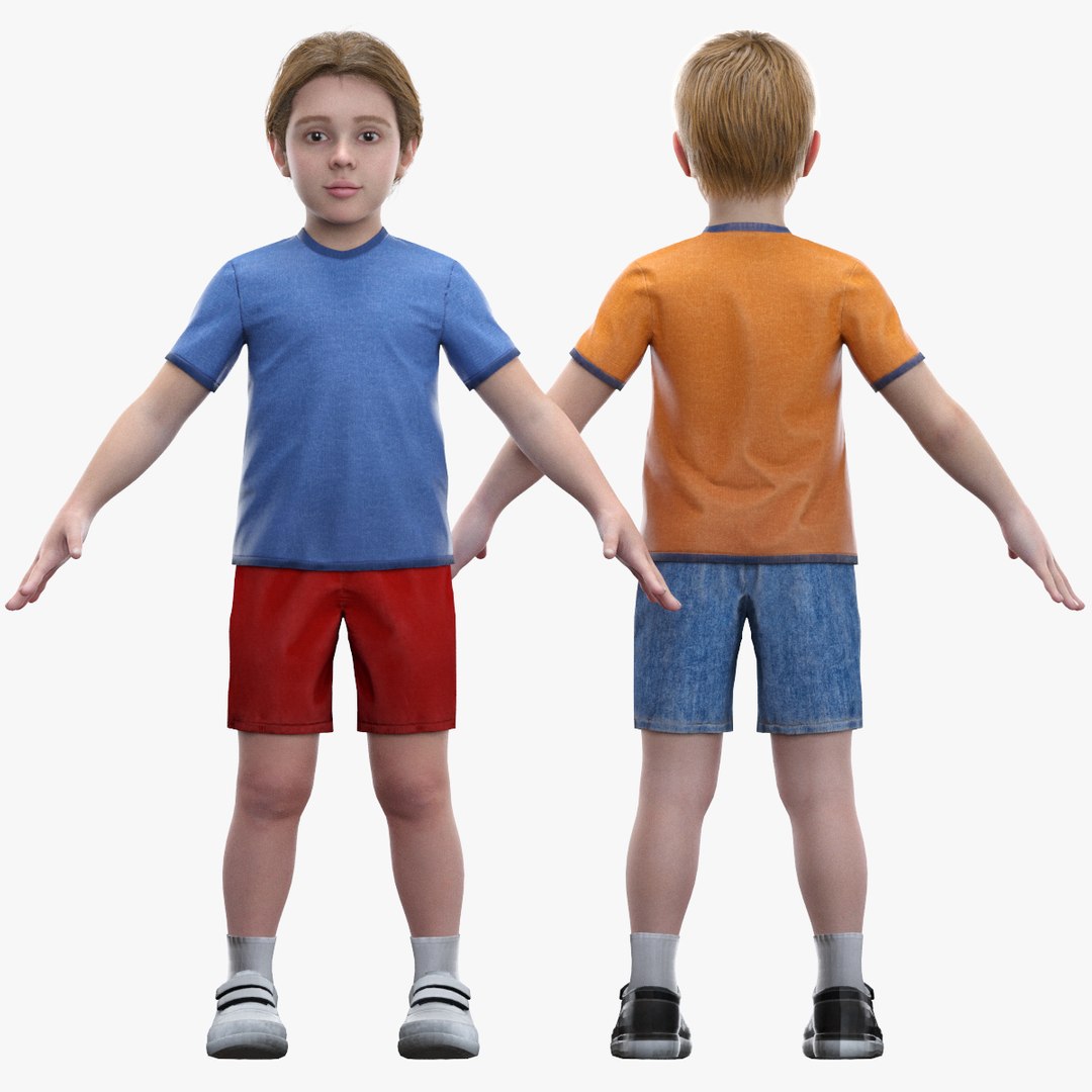 3D Child Model - TurboSquid 2151253