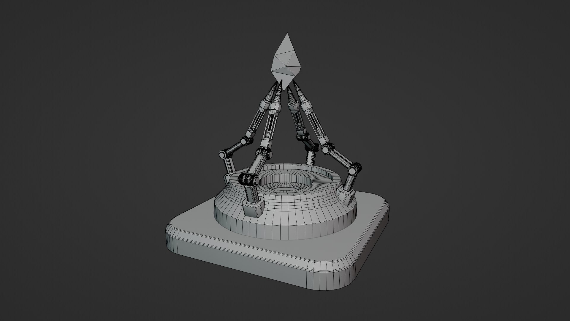 3D Model Robotic Stone Stand - TurboSquid 2264772