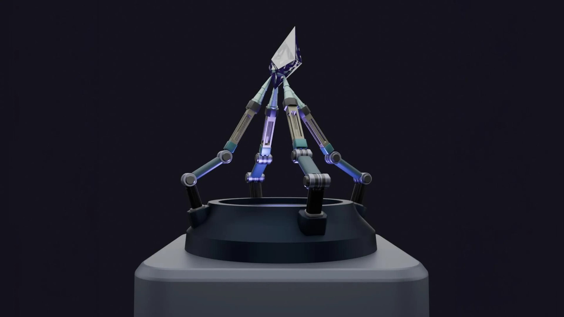 3D Model Robotic Stone Stand - TurboSquid 2264772