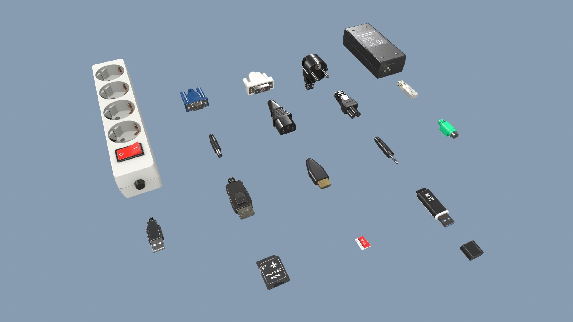 3D Connectors Model - TurboSquid 1830921