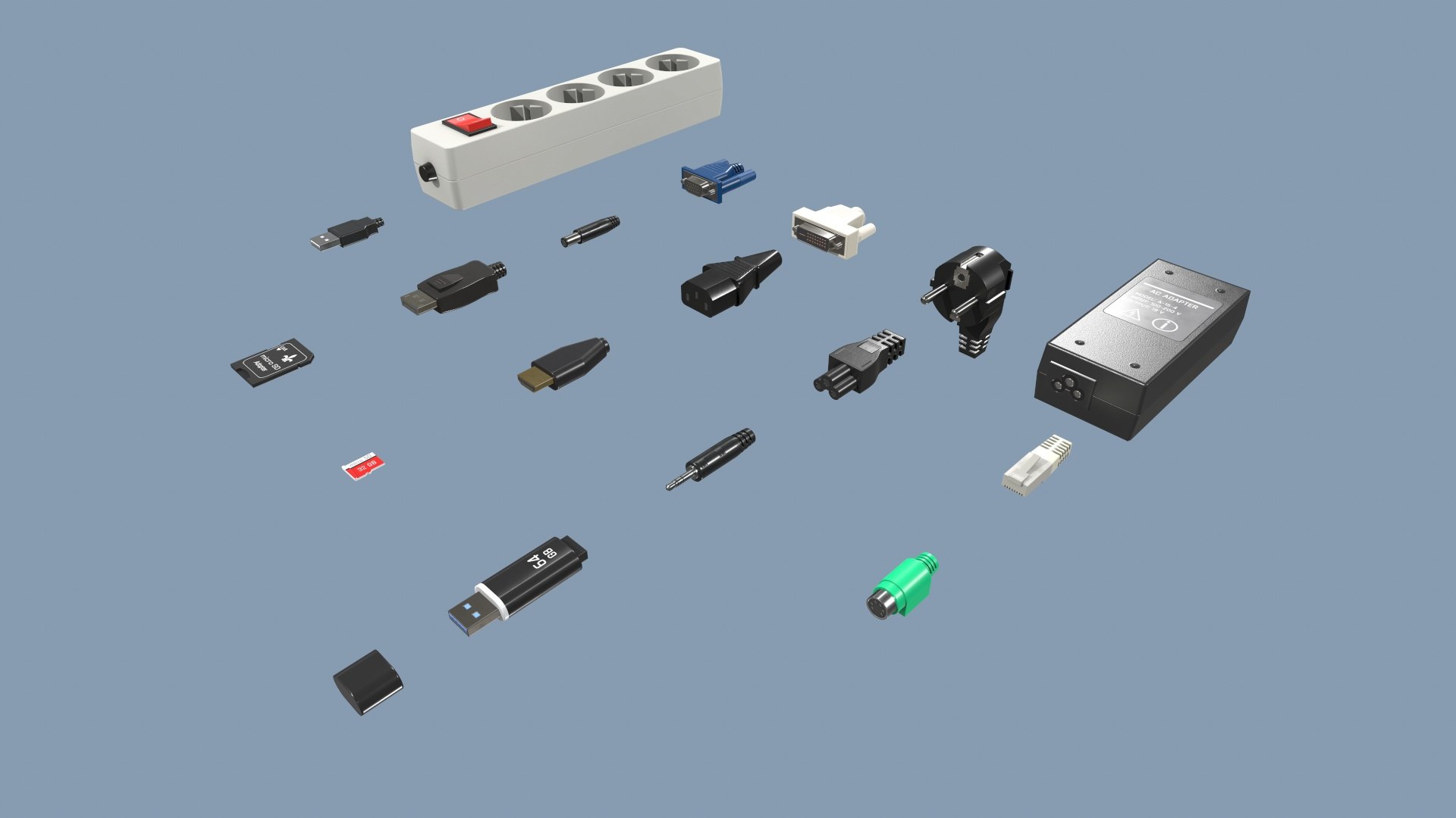 3D Connectors Model - TurboSquid 1830921