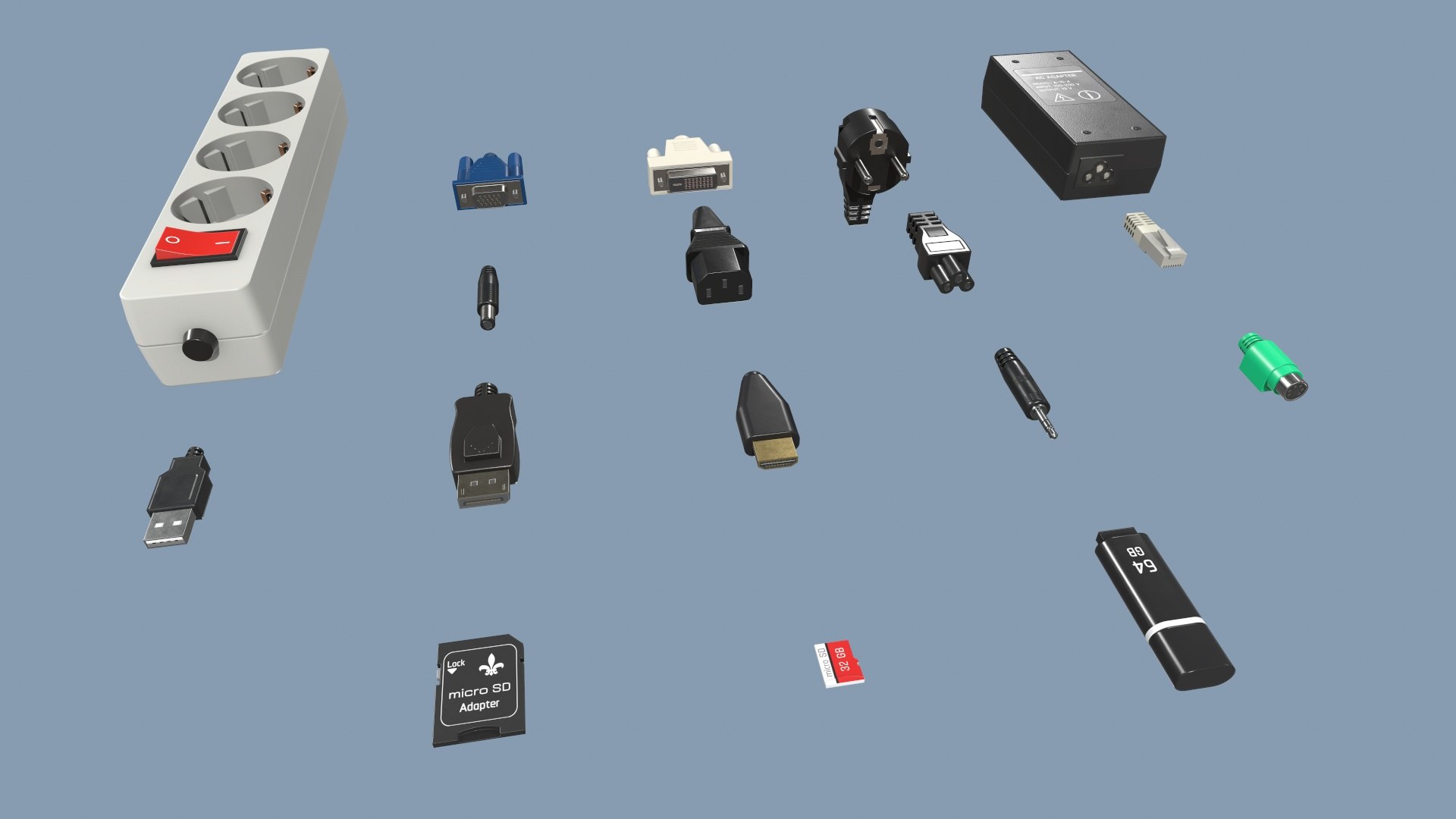 3D Connectors Model - TurboSquid 1830921