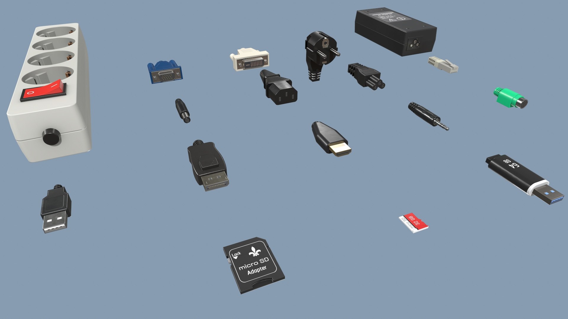 3D Connectors Model - TurboSquid 1830921