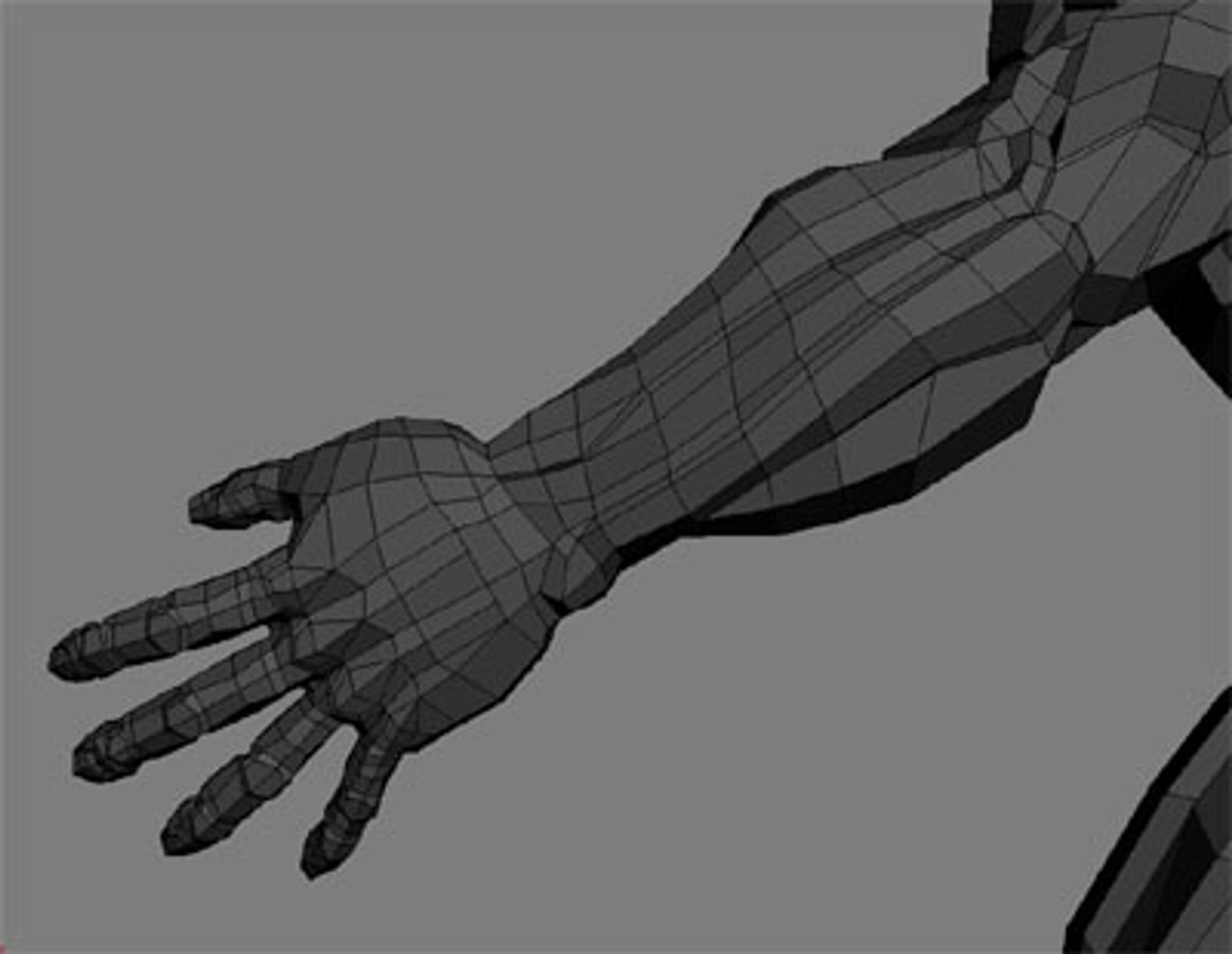 Muscular Comic Male 3d Model