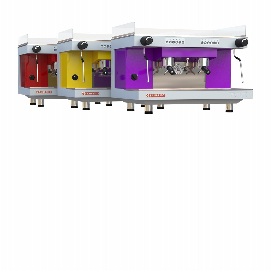 3D Coffee Machine Sanremo Zoe Model - TurboSquid 1151003