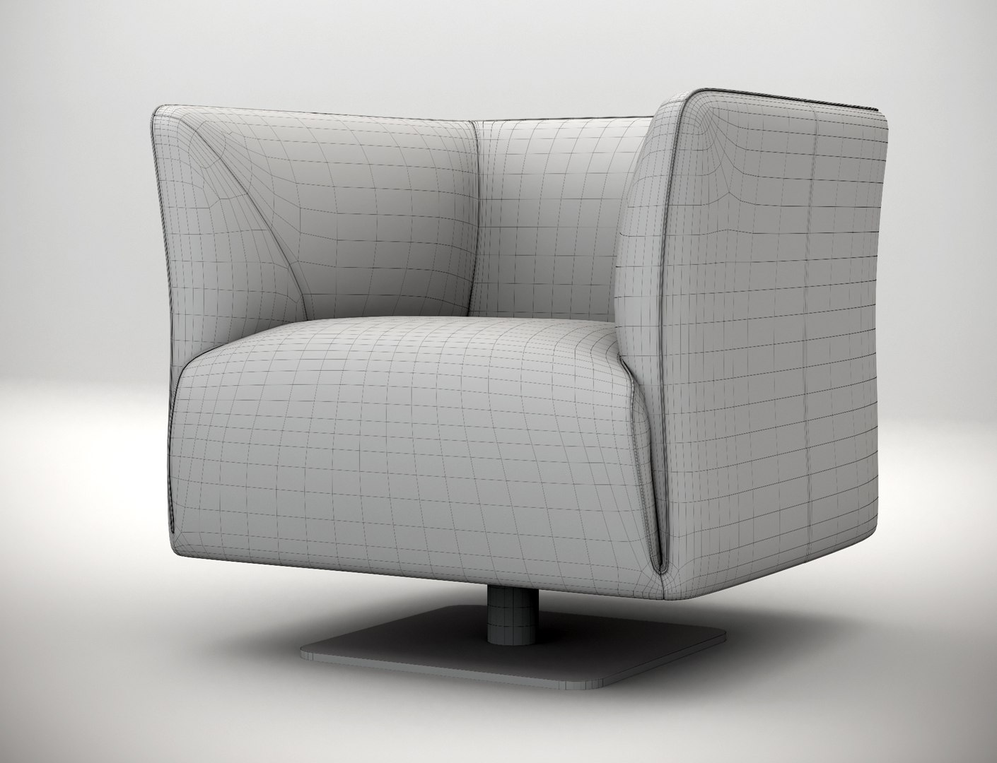 3D Model Armchair Natuzzi DODI 3D Model - TurboSquid 1902238