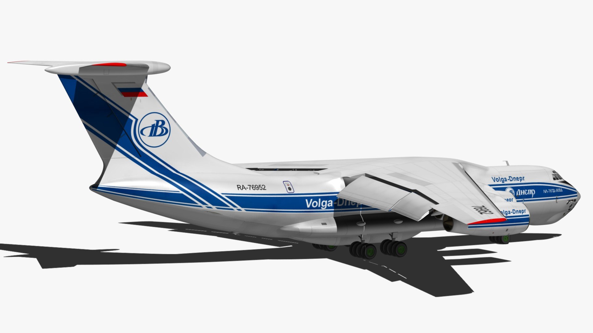 Ilyushin Il-76 3d Model